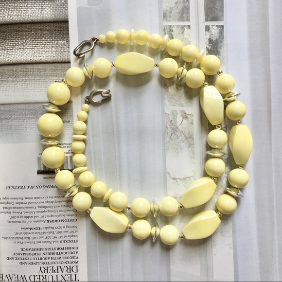 Jewelry | Vintage Chunky Pastel Bead Necklace | Poshmark